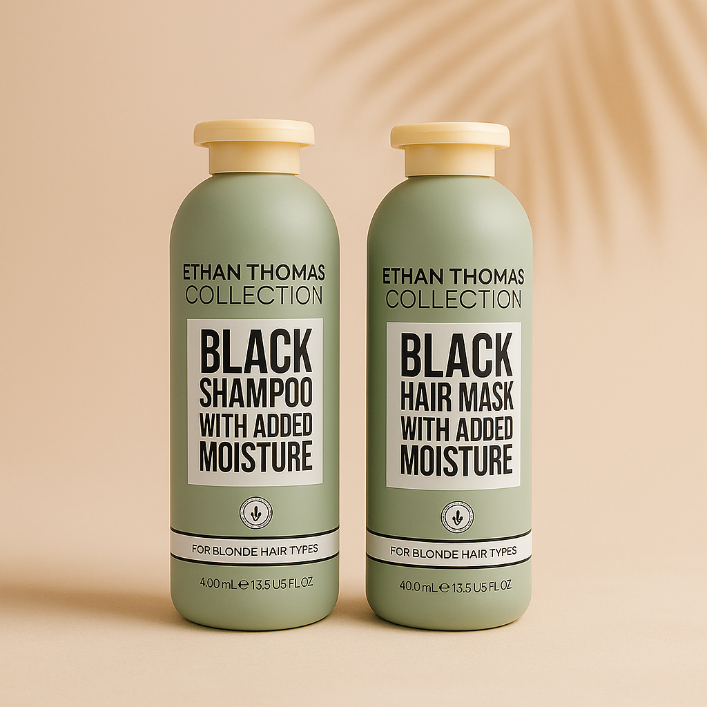Ethan Thomas Black shampoo & mask duo