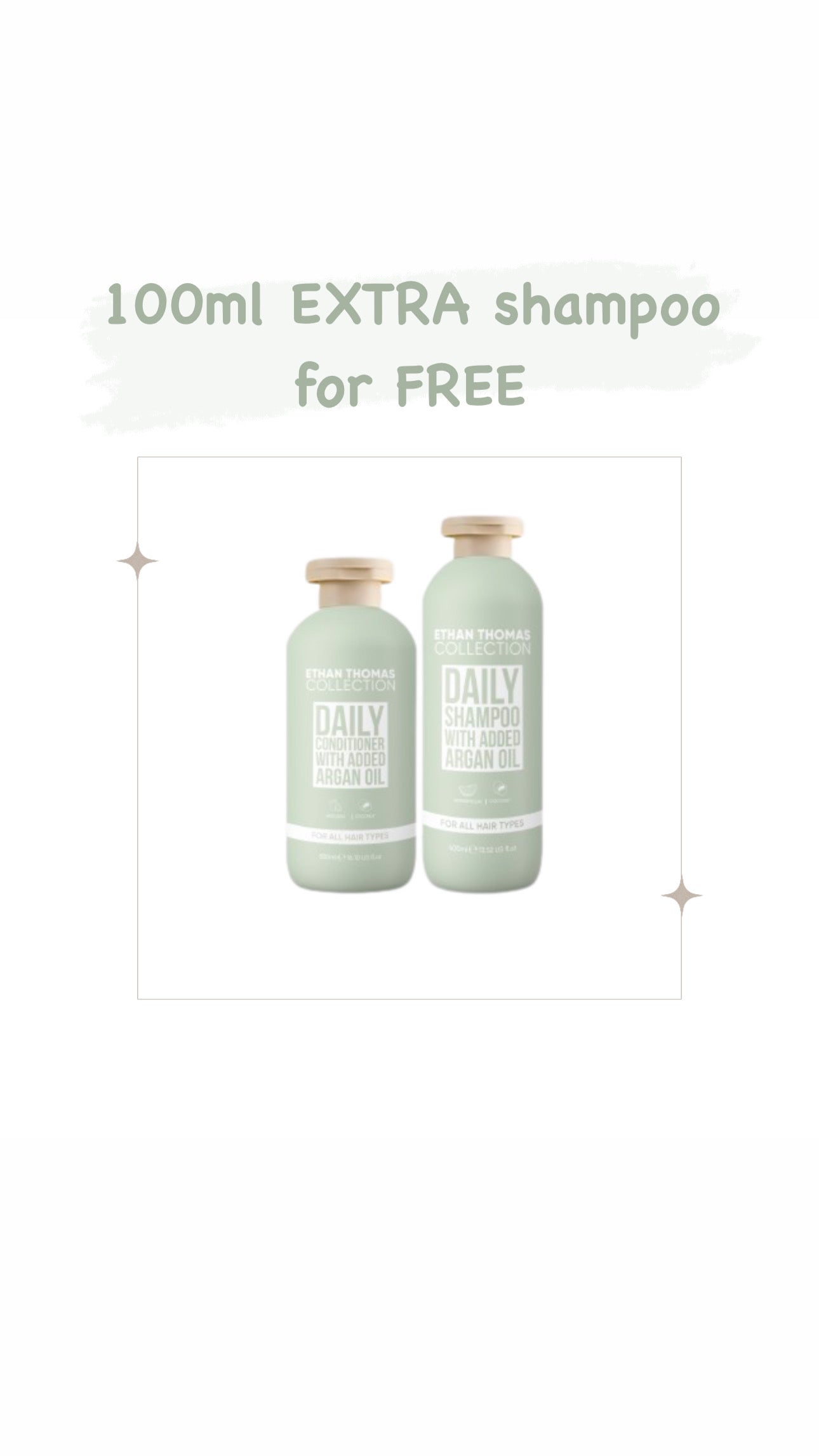 Ethan Thomas Daily shampoo & conditioner duo – Ethan Thomas Collection