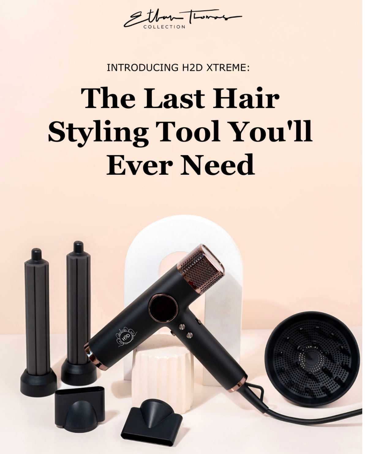 H2D Electrical Hair Tools Ethan Thomas Collection